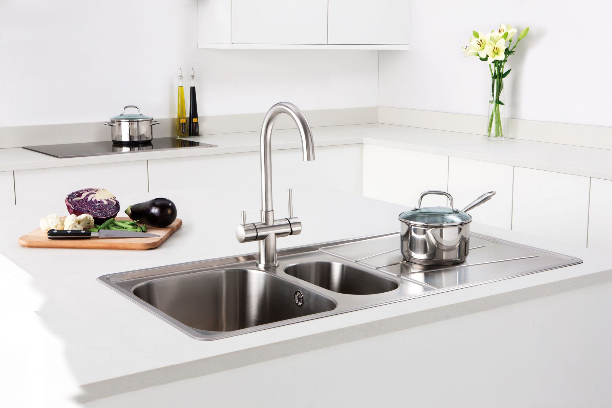 Caple Vapos 3 in 1 Steaming Water Tap – VAP2/3IN1/** – KES Distribution